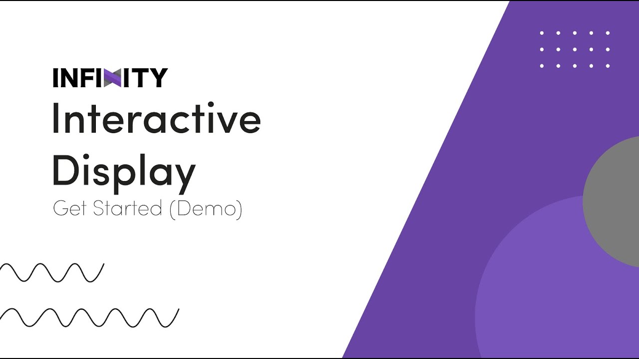 InfinityPro X Series Interactive Display - Demonstration - YouTube