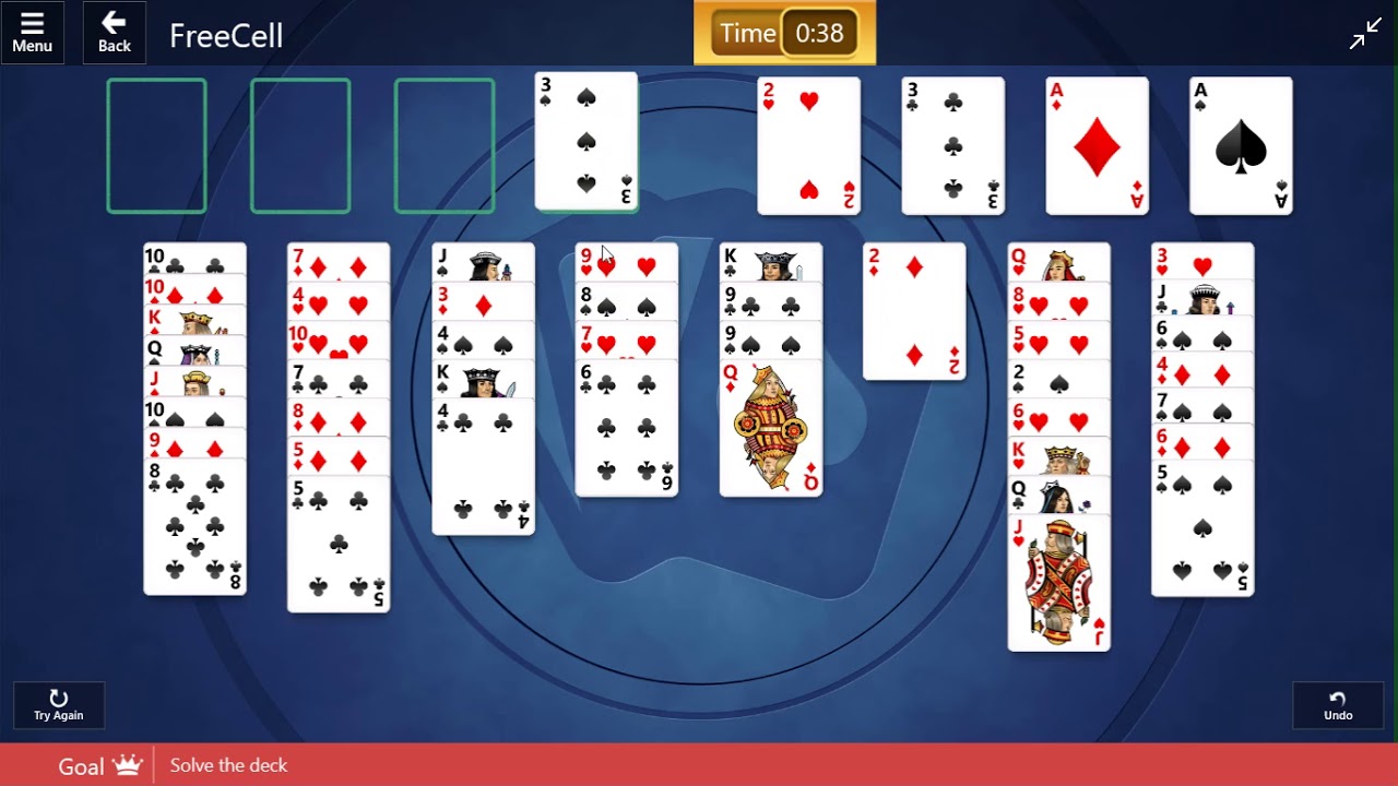 Microsoft Solitaire Collection - FreeCell | March 25th 2018: Solve the ...