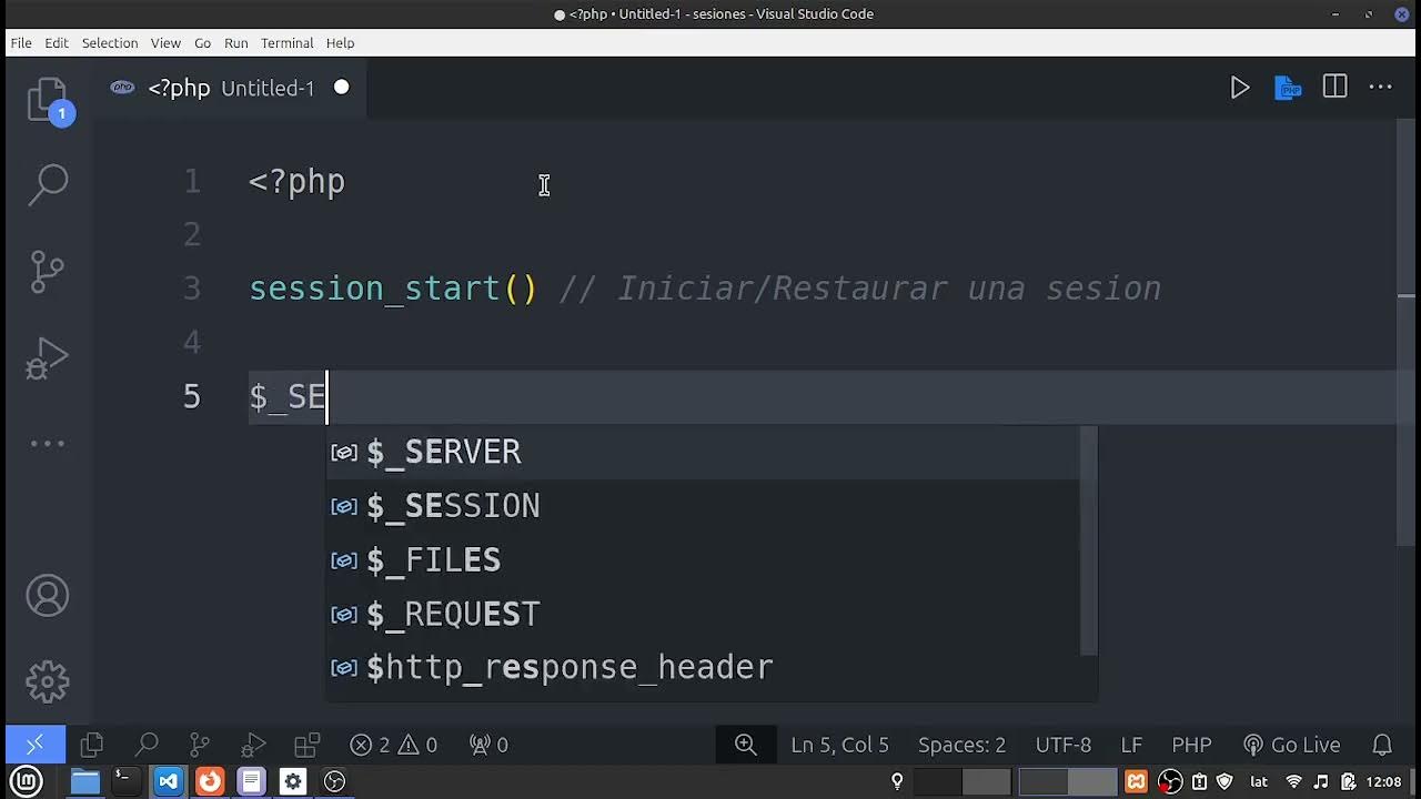 Sesiones Y Variables De Sesión en PHP y MySQL [VIdeo Aula Virtual] - YouTube