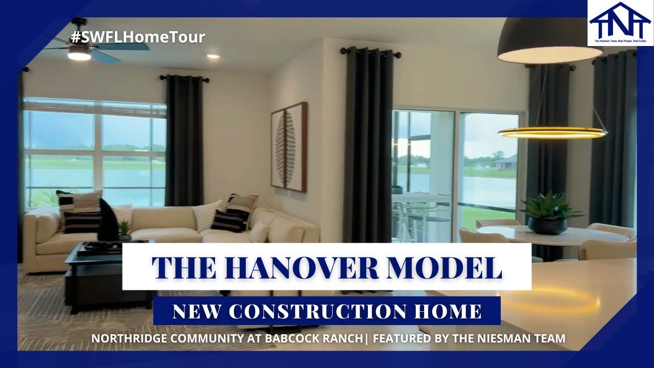 Hanover Model Home Tour | Babcock Ranch Florida - YouTube