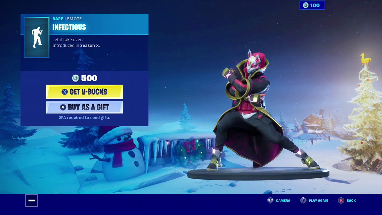 Infectious fortnite emote - YouTube
