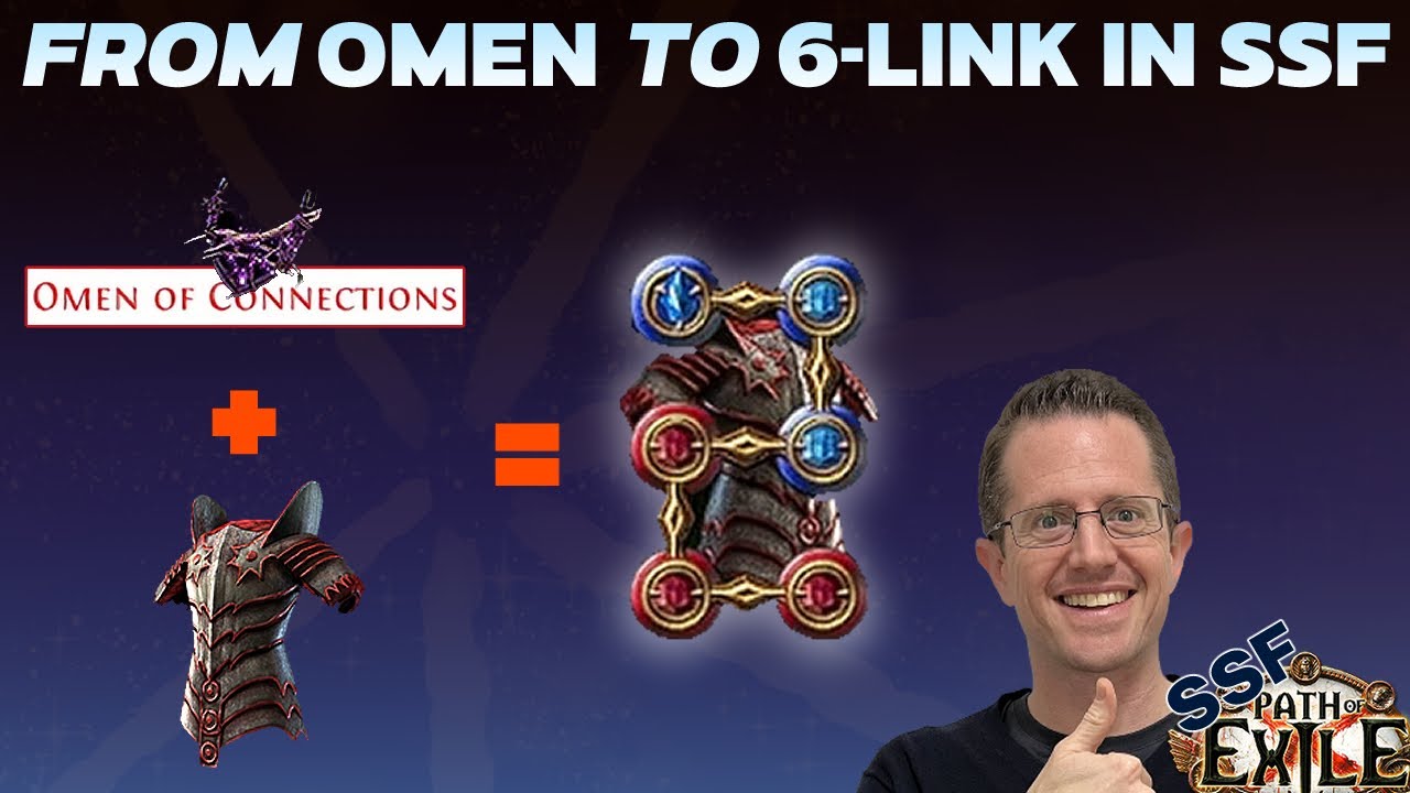 Novice crafting a 6-Link with the Omen of Connections - SSF Path of ...