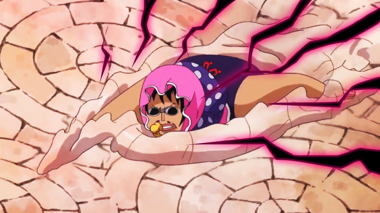 Senor Pink | Sui Sui no Mi | All Attacks and Abilities | 【1080p ...