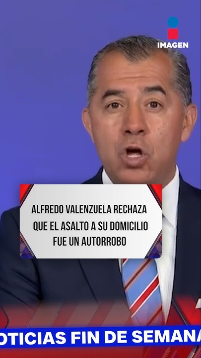Alfredo Valenzuela rechaza que el asalto a su domicilio fue un autorrobo | Shorts | Fin de ...