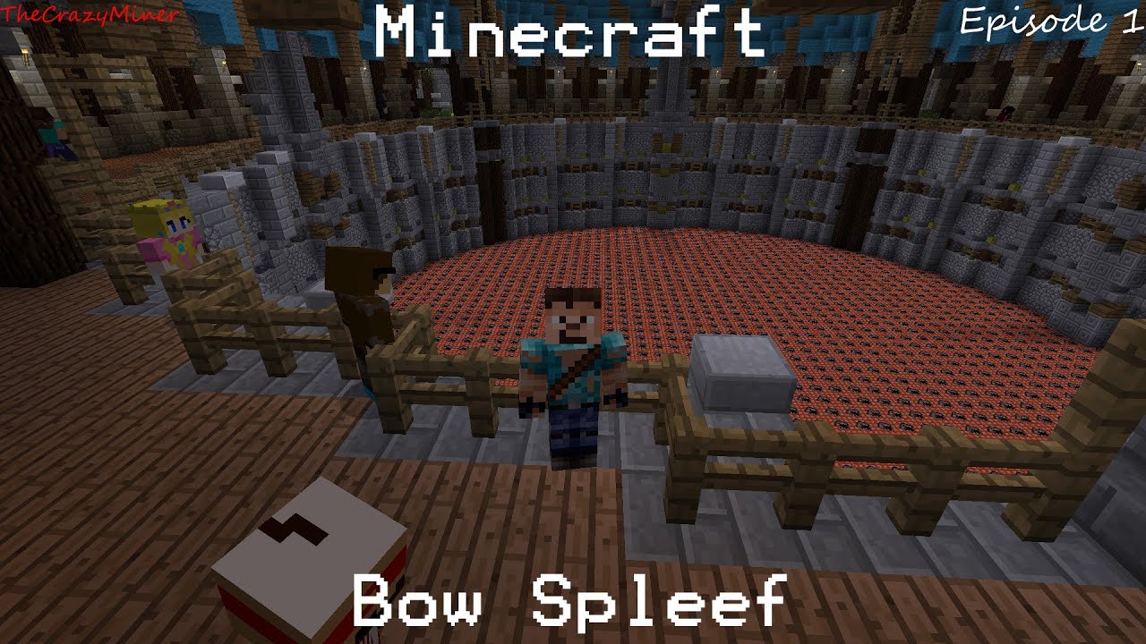 Minecraft: Bow spleef - Episode 1 - YouTube
