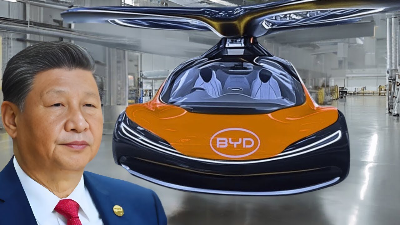 CHINESA BYD lança primeiro carro voador que muda tudo! - YouTube