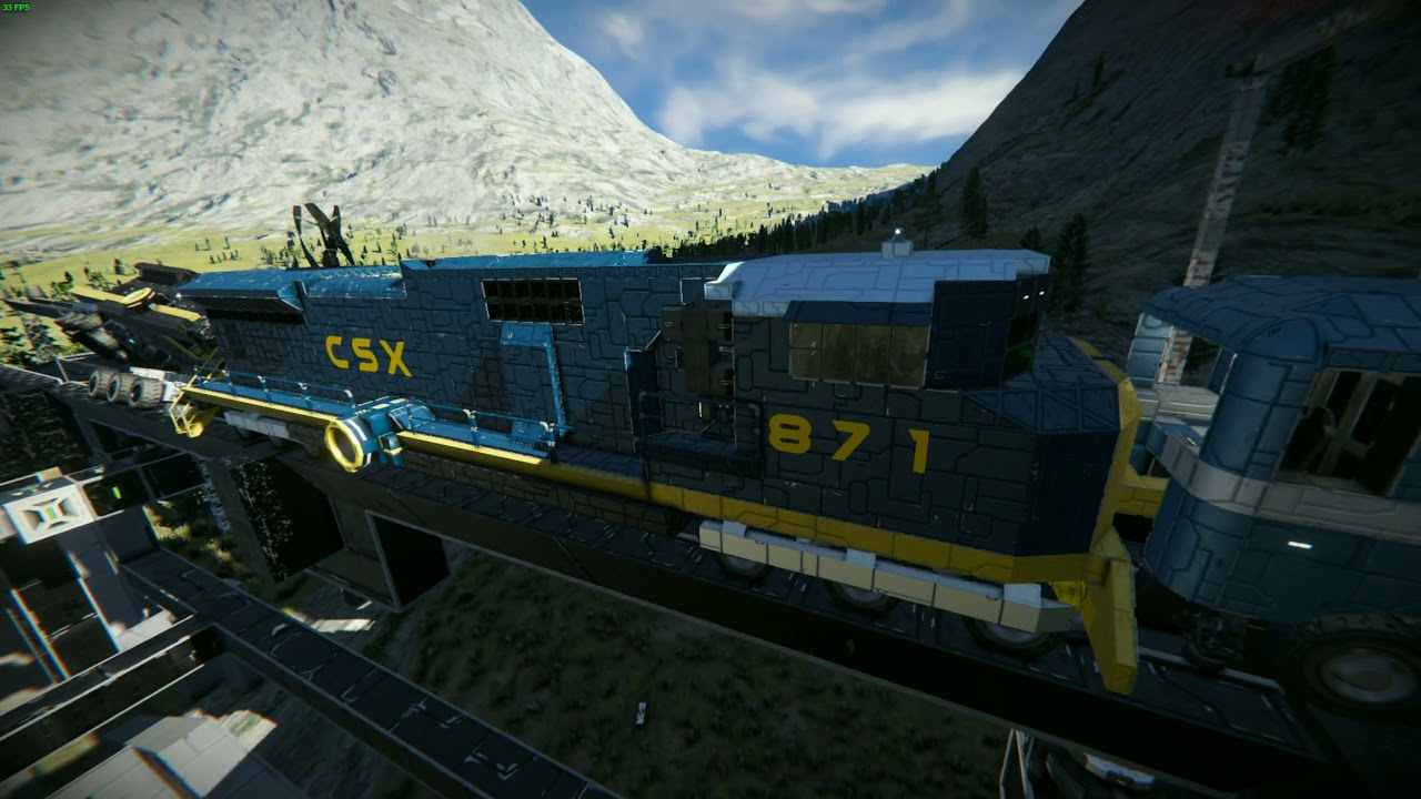 Space Engineers - Train Collision Tests - YouTube