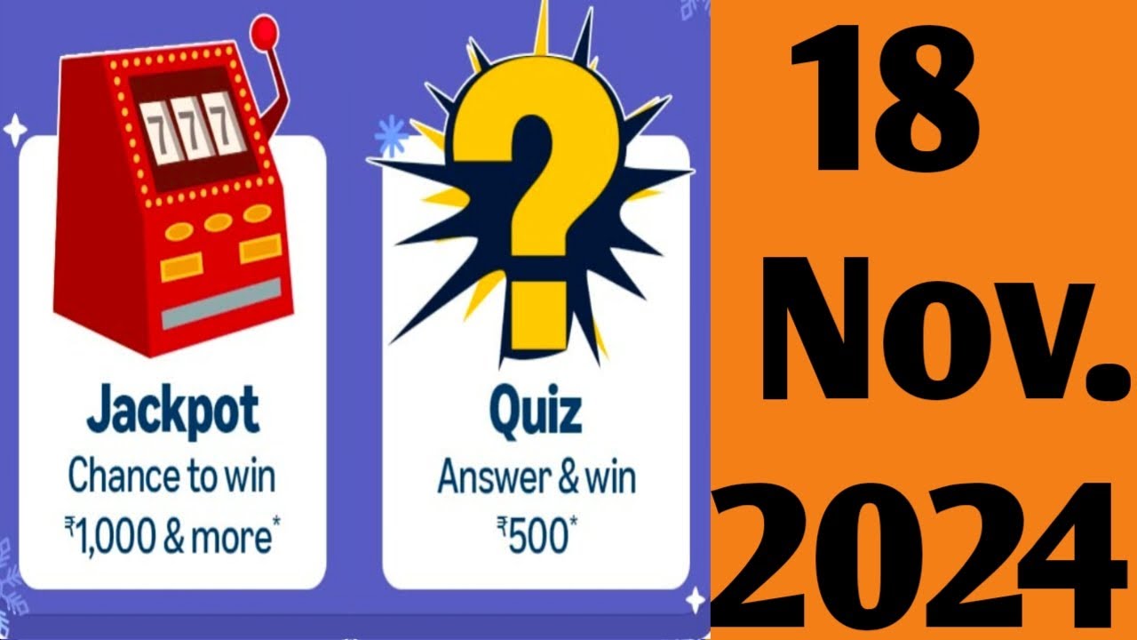 Amazon New game this week Quiz Answers Today 18 November 2024 | Amazon ...