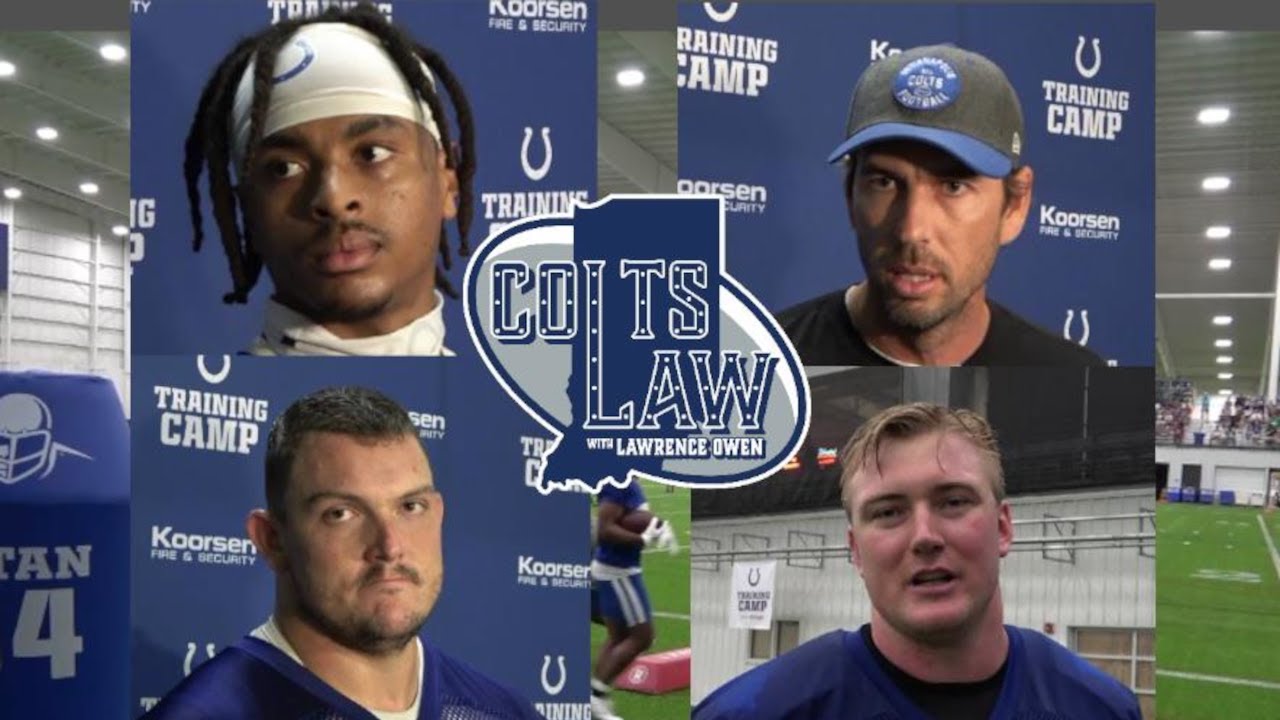 ALL Indianapolis Colts Training Camp Interviews Day2 (Downs, Kelly ...