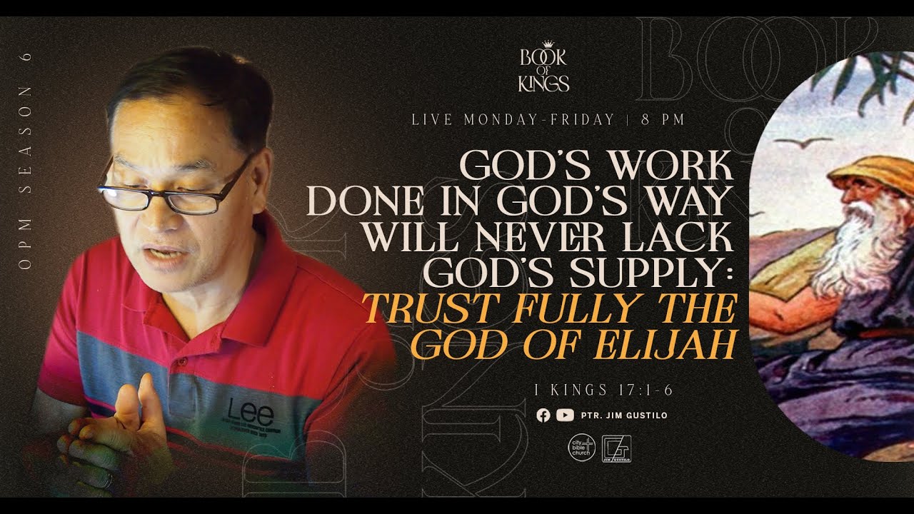 God's Work Done In God's Way Will Never Lack God's Supply: Trust Fully ...