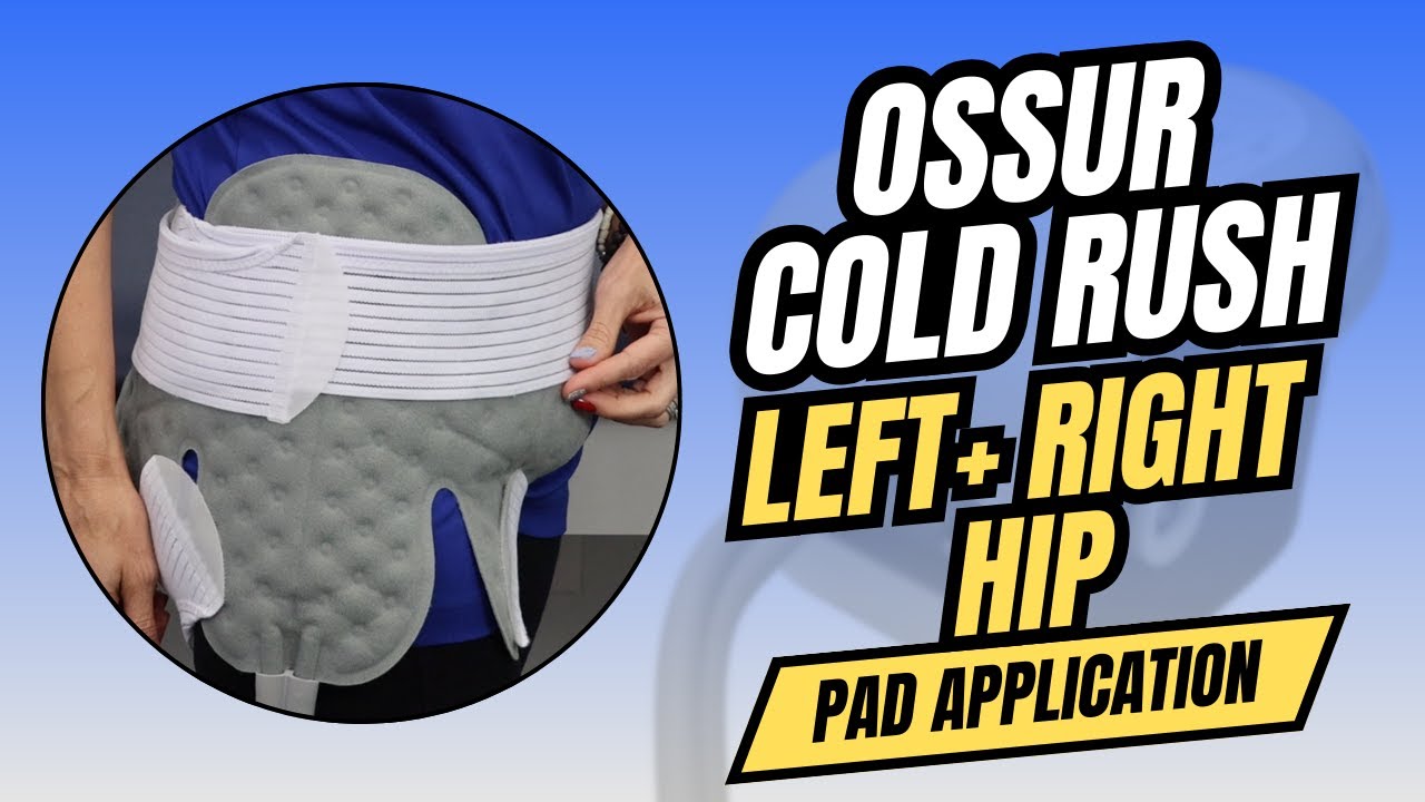 Learn How to Apply the Ossur Cold Rush Hip Pad! - YouTube
