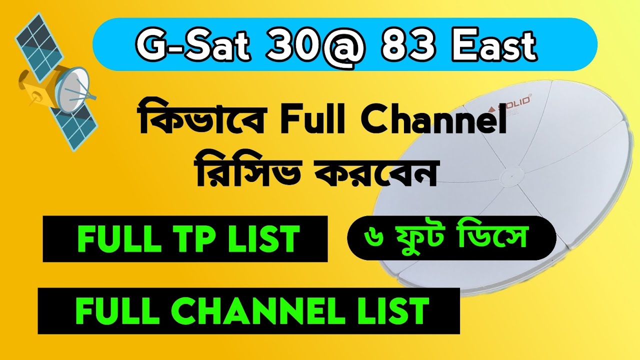 gsat 30 new update | 83 East c band new update - YouTube