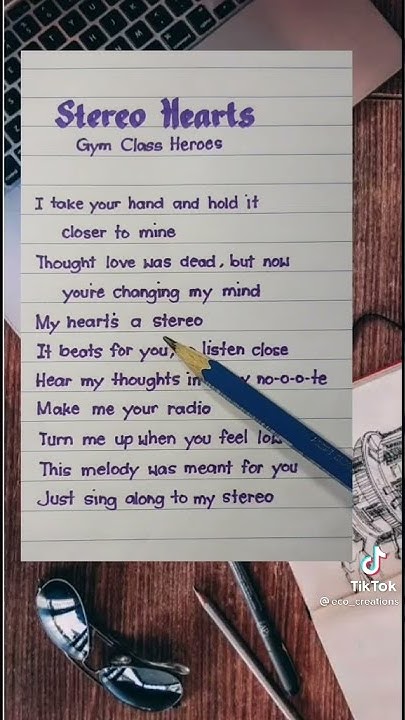 STEREO HEARTS SONG WITH LYRICS - YouTube