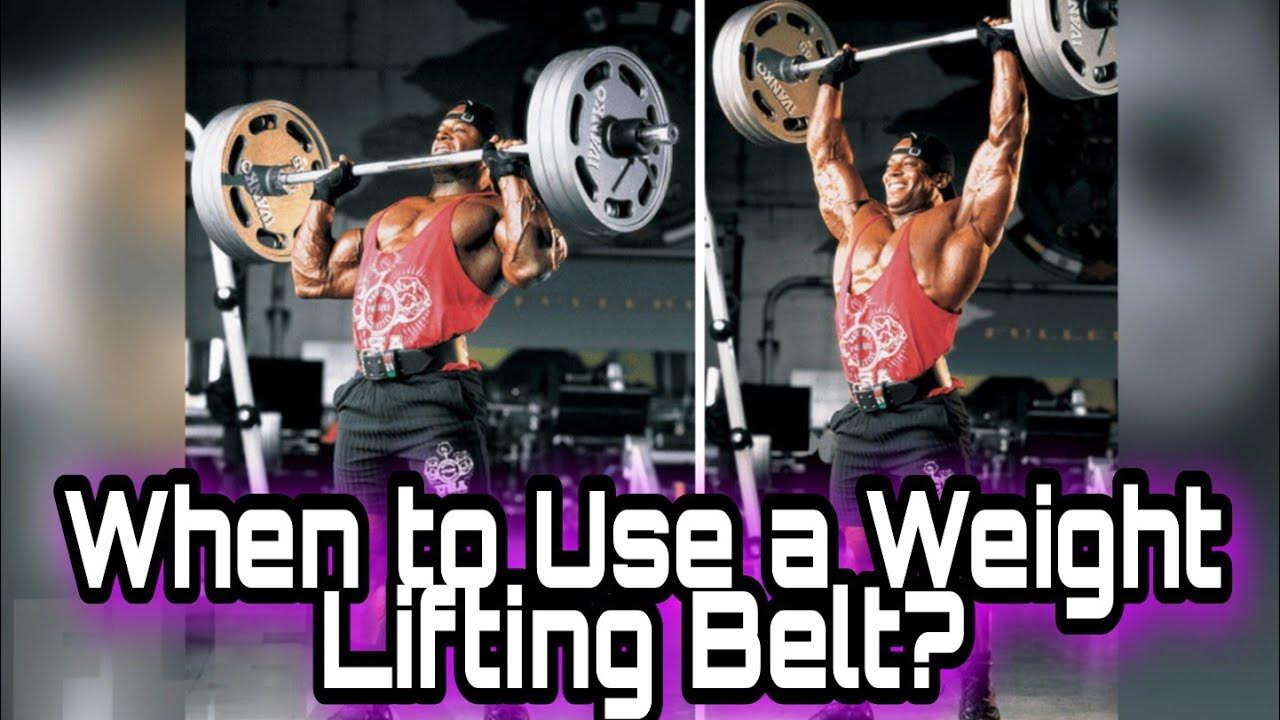 When to Use a Weight Lefting Belt? | Chaveller Channel - YouTube