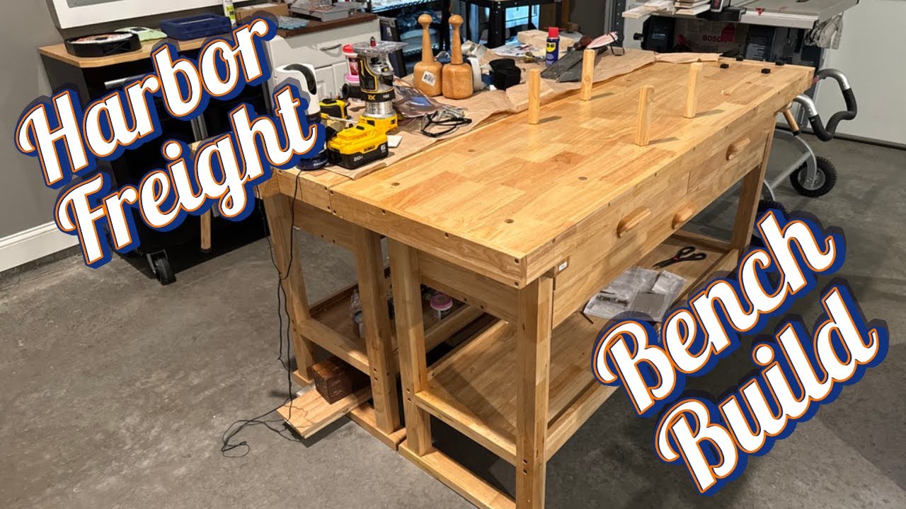 Harbor Freight Bench Build - YouTube