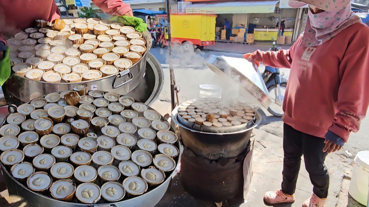 WOW! Incredible Taste and Mouthwatering with Cambodian Steamed Rice ...