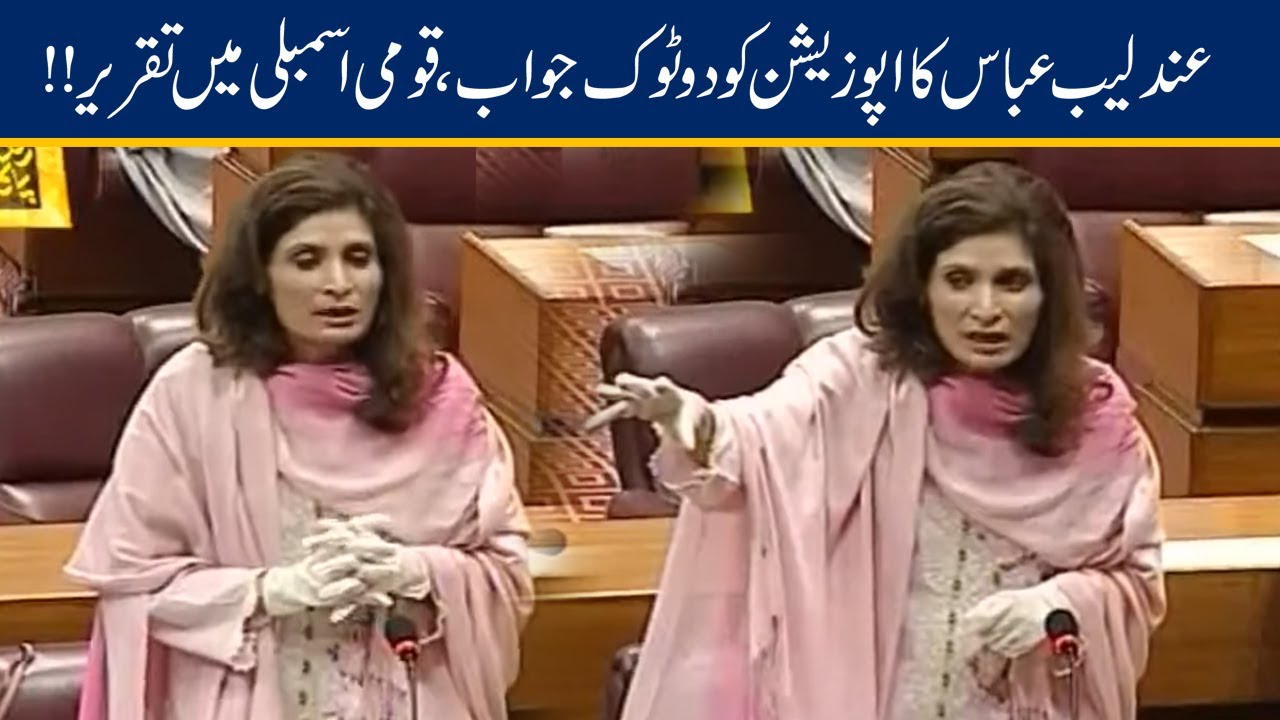 PTI Leader Andleeb Abbas Full Speech in National Assembly | 13 May 2020 ...