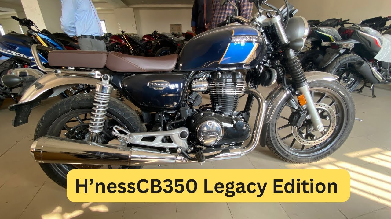 Honda H'ness CB350 Legacy Edition | H'ness CB350 new colours 2024 - YouTube