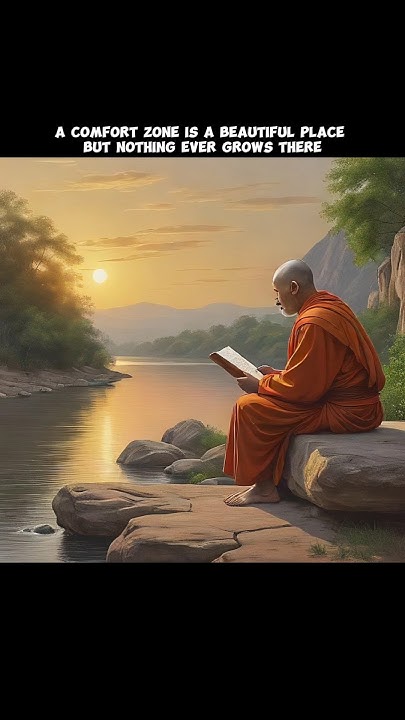 "A comfort zone is a beautiful place, but nothing ever grows there ...