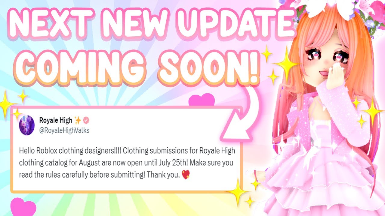 NEXT NEW SUMMER UPDATE ANNOUNCED COMING SOON! 👑Royale High Tea Spill ...