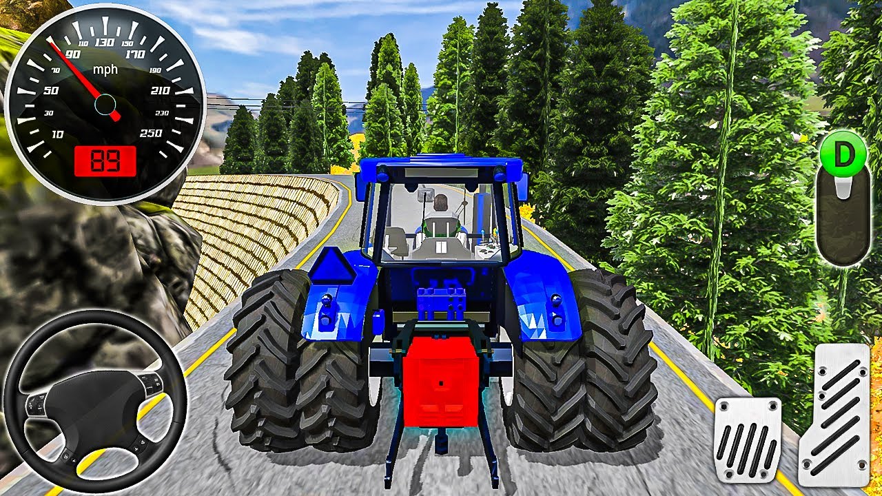 Real Indian Tractor Pulling Simulator 3D - Heavy Tractor Trolley Cargo ...
