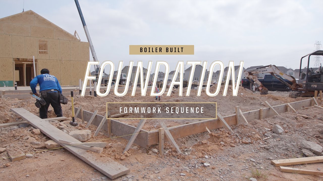Foundation – Formwork sequence - YouTube
