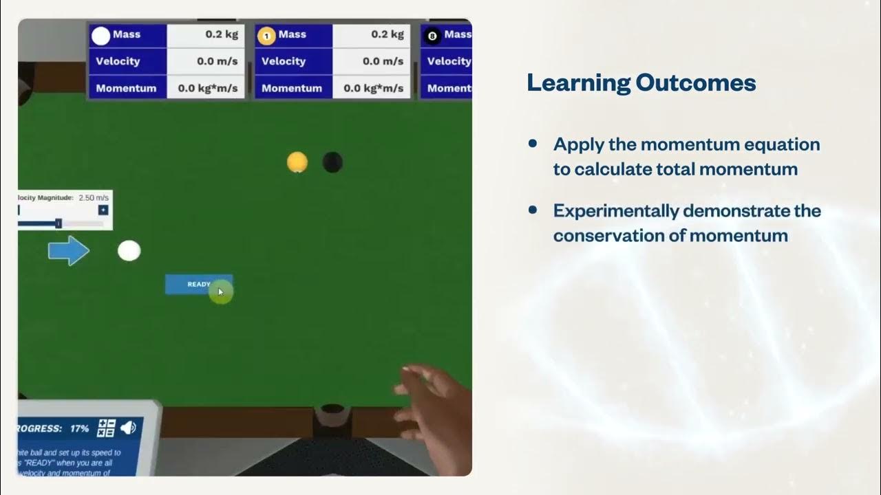 Collisions: Elastic and inelastic forces | Virtual Lab - YouTube