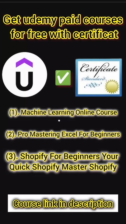 Udemy free courses with certificate | udemy free courses - YouTube