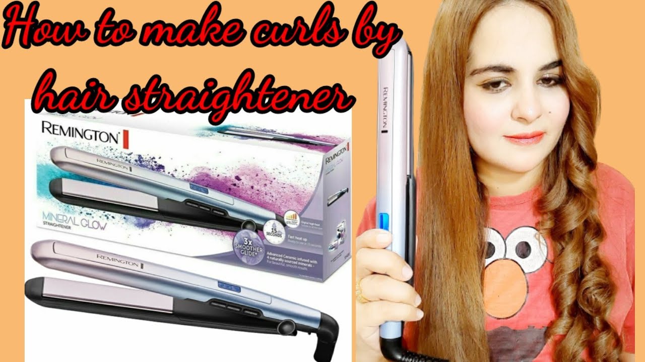 How to do ironing curls| How to make curls by hair straightener| Best ...