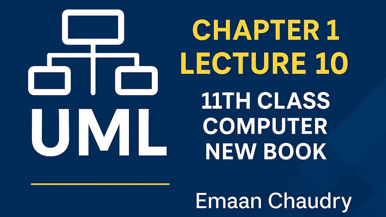 UML-Graphical Representation | Chapter 1 Lecture 10 | 11th computer new ...