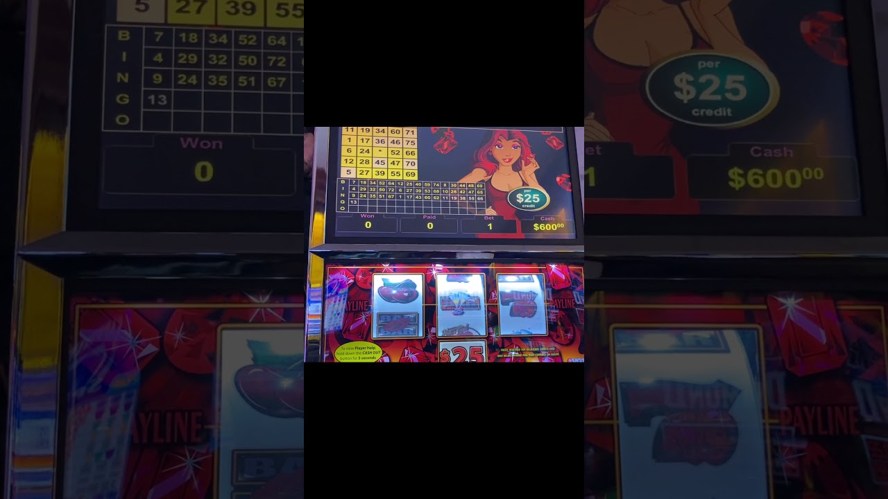 $25 HOT RED RUBY High Limit Slot play. Winstar - YouTube