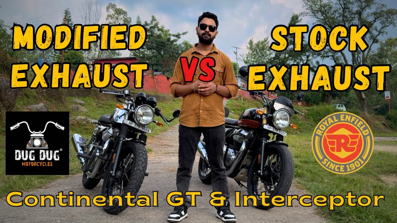 Stock vs Modified Exhaust | Growler Exhaust | Royal Endield ...