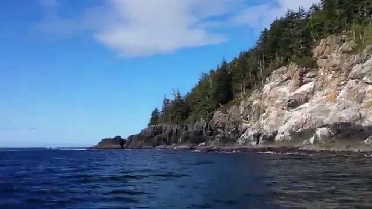 Lighthouse island off of Winter Harbour northern Vancouver Island - YouTube