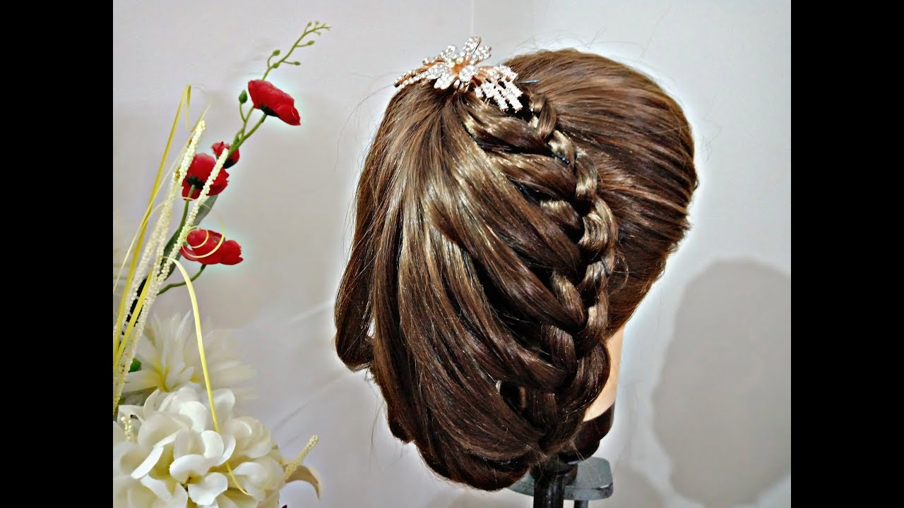 Scorpion Braid 💕 perfect hairstyle for Wedding - YouTube