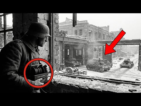 Wie ein Deutscher 26 T-34-Panzer mit einem \