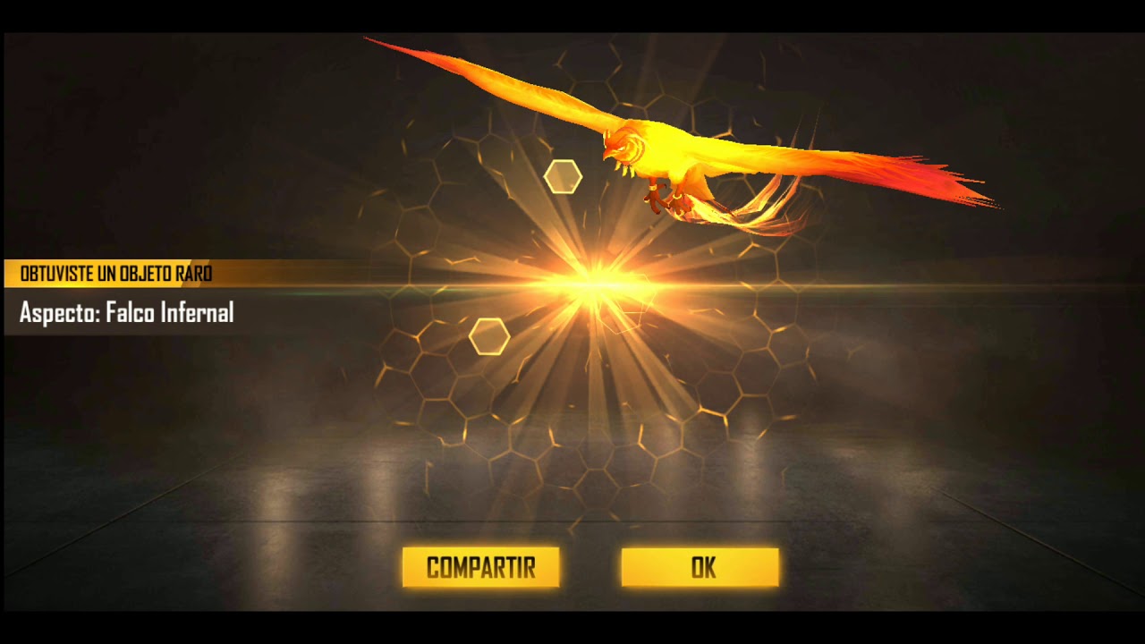 Consigo el nuevo Aspecto Del Fénix Falcón Free Fire Reivata A Amigos ...