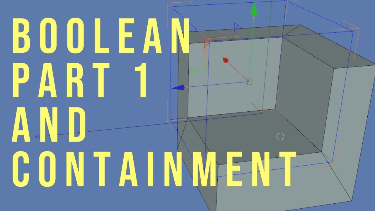 003 Cinema 4D Boolean (Boole) Modeling Part 1 and Containment - YouTube