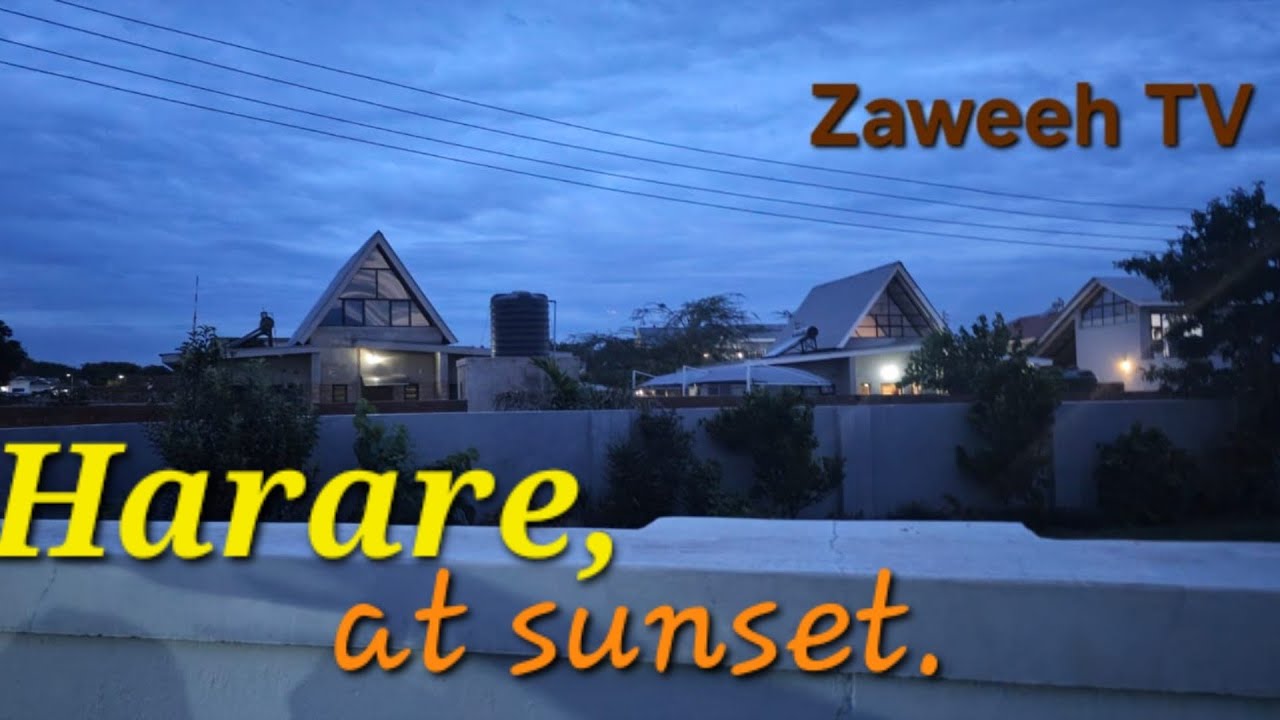 A beautiful sunset view. Harare. Zimbabwe - YouTube
