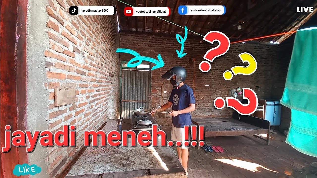Goreng Helm - Jayadi Meneh.!!! Funny moment - YouTube