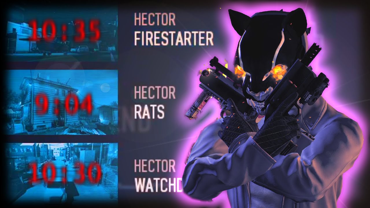 PAYDAY 2: Contractor SpeedRun #4 (Hector) - YouTube