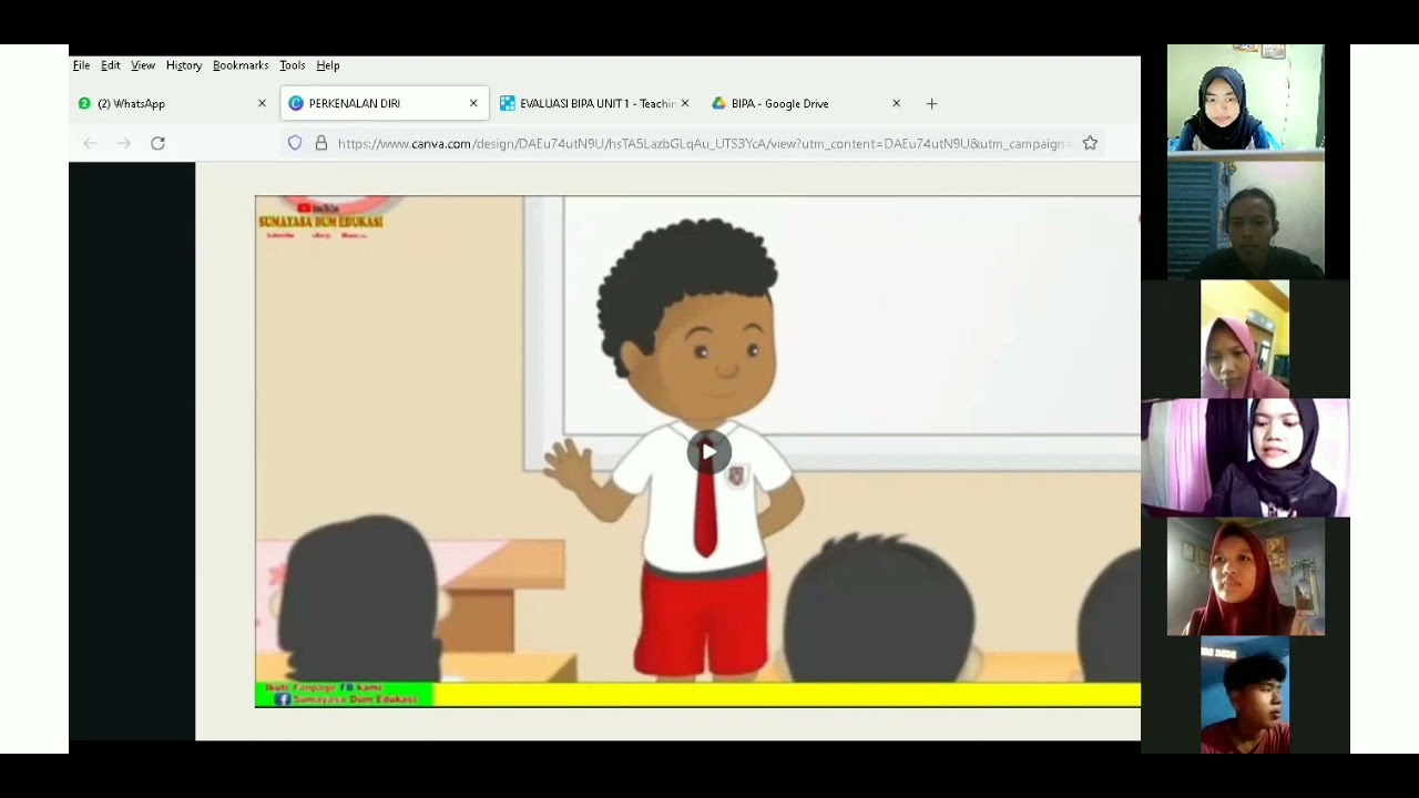Simulasi Video Pembelajaran BIPA A1 - YouTube