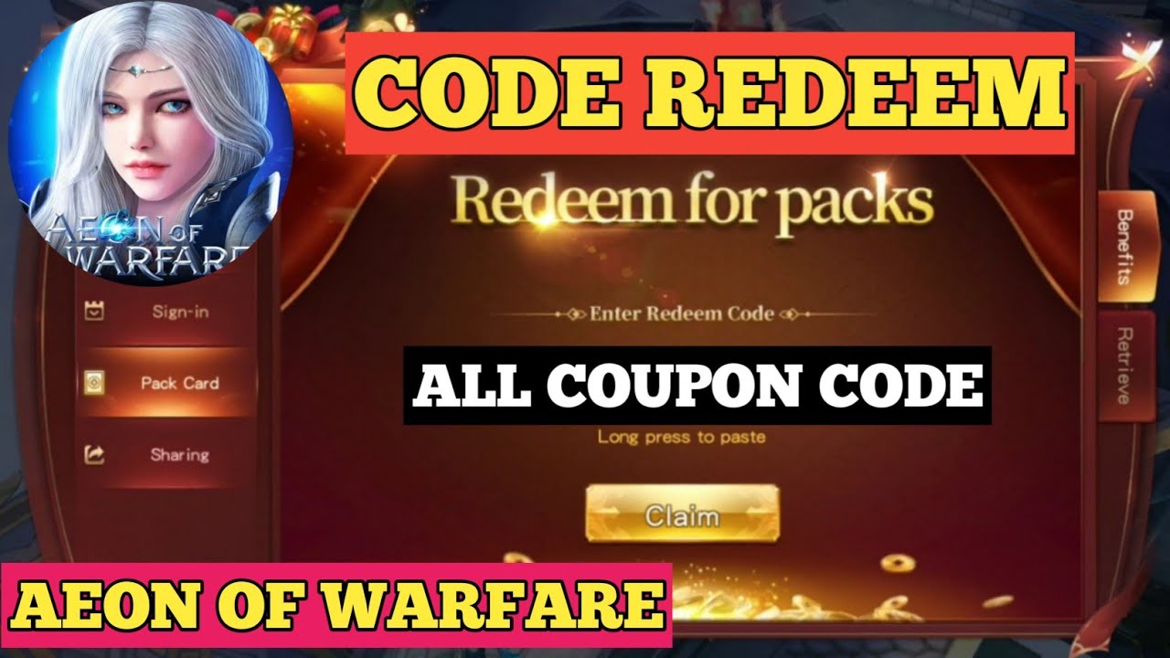 CODE REDEEM AEON OF WARFARE | HOW TO CLAIM GIFT CODE AEON OF WARFARE ...