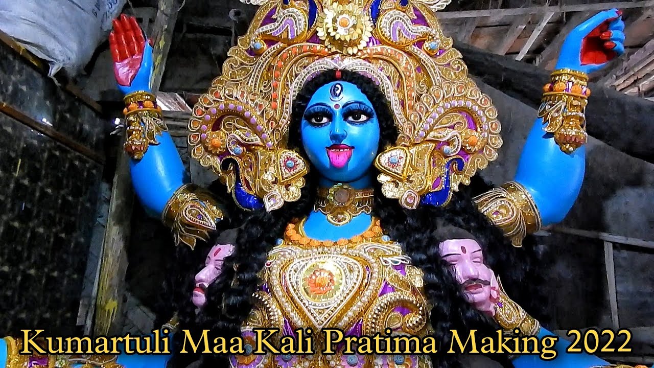 Maa Kali Pratima Making 2022 | Kumartuli | Kali Puja Prostuti 2022 | Kolkata - YouTube