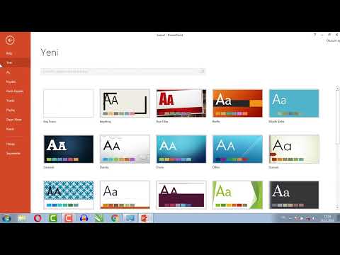 Powerpoint Özellikleri ve Pratik Kullanımı  Eğitimi Ders 1