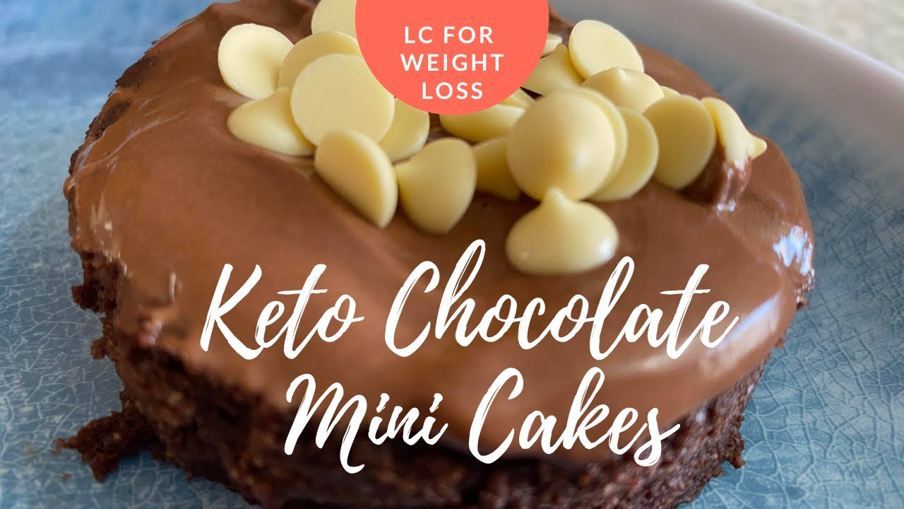 How to make KETO CHOCOLATE MINI CAKE/ low carb mini cake - YouTube