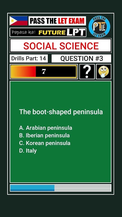 SOCIAL SCIENCE Drills Part 14 #letreviewer #quiz #education # ...