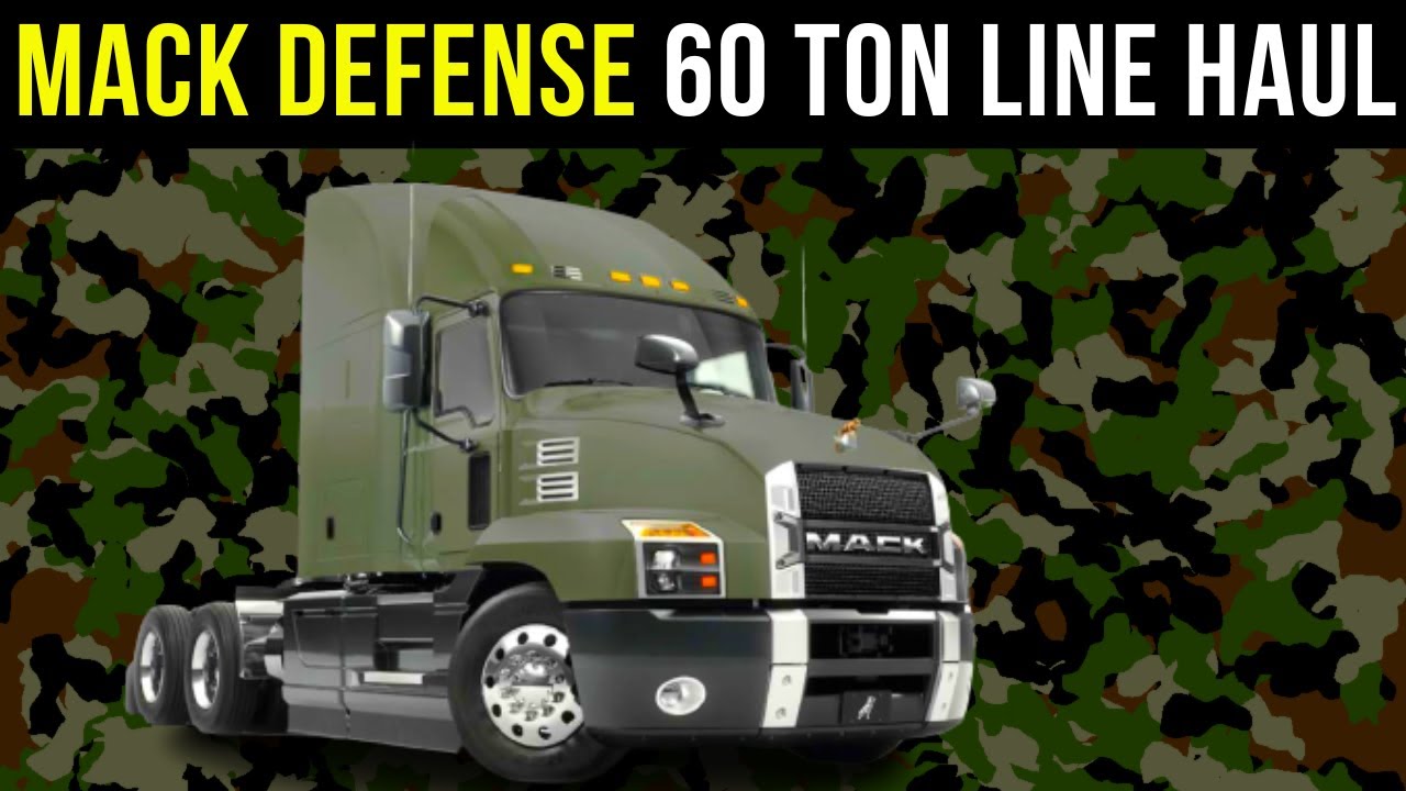 Mack Defense 60 Ton Line Haul - YouTube