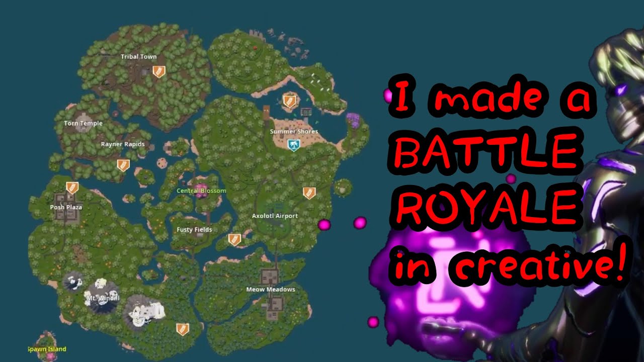 I made a Battle Royale map in Fortnite Creative! [Season 1] - YouTube