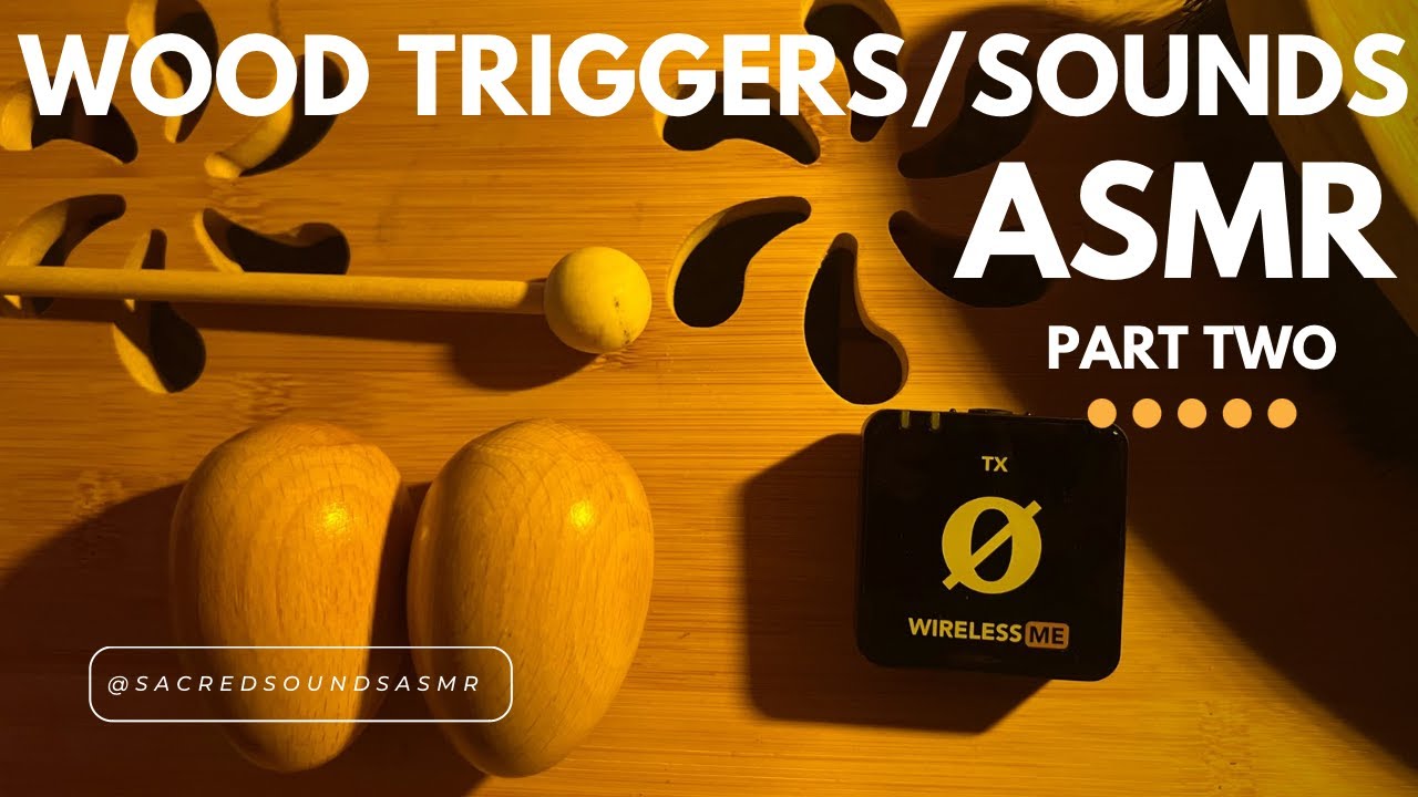 ASMR Wood Triggers Tapping, Scratching & Unique Sounds for Tingles 🎧 - YouTube