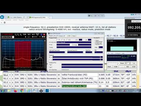FM DX TS- 120619 1625UTC - 92.2 SRo 1 Rádio Slovensko (SVK) Poprad/Král´ova hol´a (BB) 30kW 356km